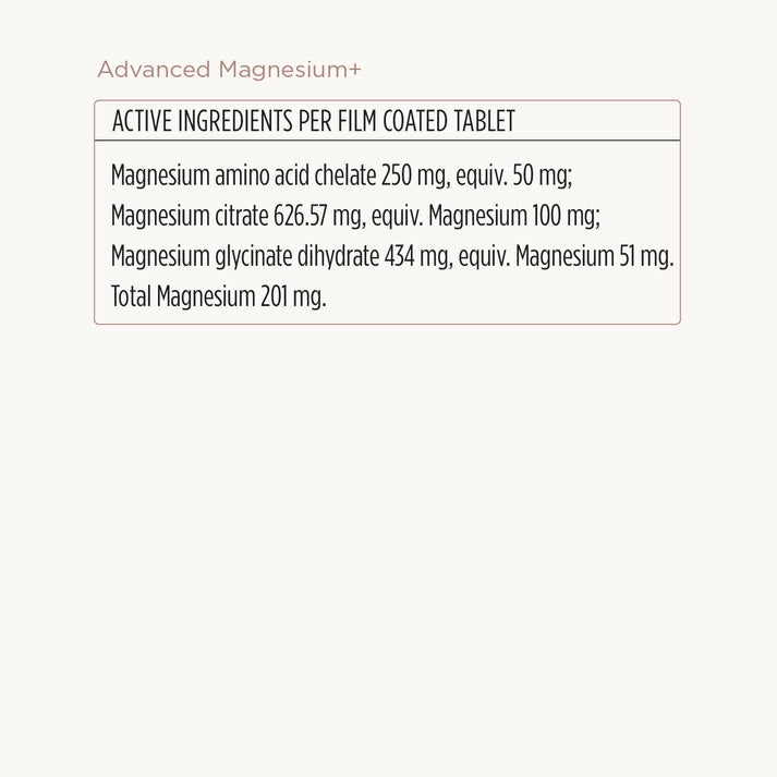 Magnesium Tablets - Advanced Magnesium+ Formula - JSHealth Aus ...