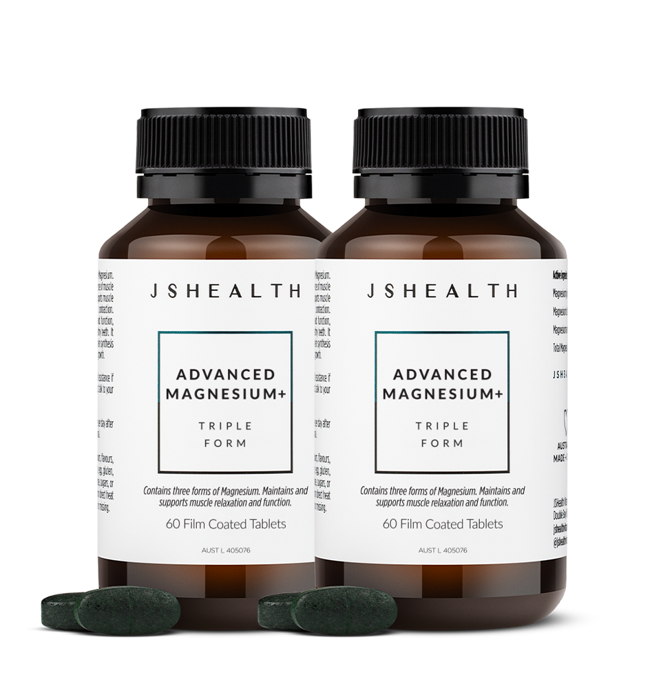 Magnesium Tablets - Advanced Magnesium+ Formula - JSHealth Aus ...