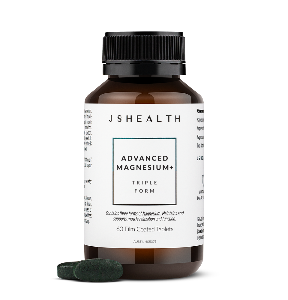 Magnesium Tablets - Advanced Magnesium+ Formula - JSHealth Aus ...
