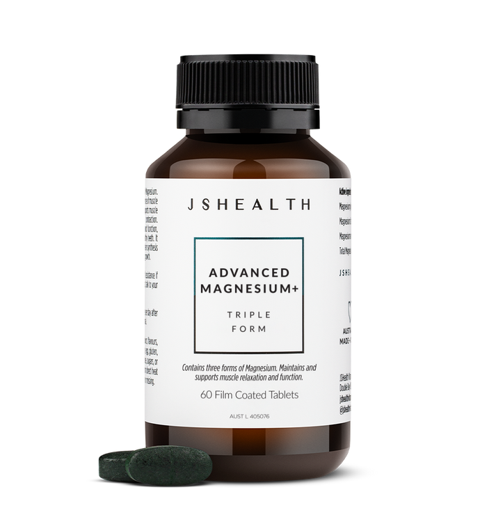 Magnesium Tablets - Advanced Magnesium+ Formula - JSHealth Aus ...